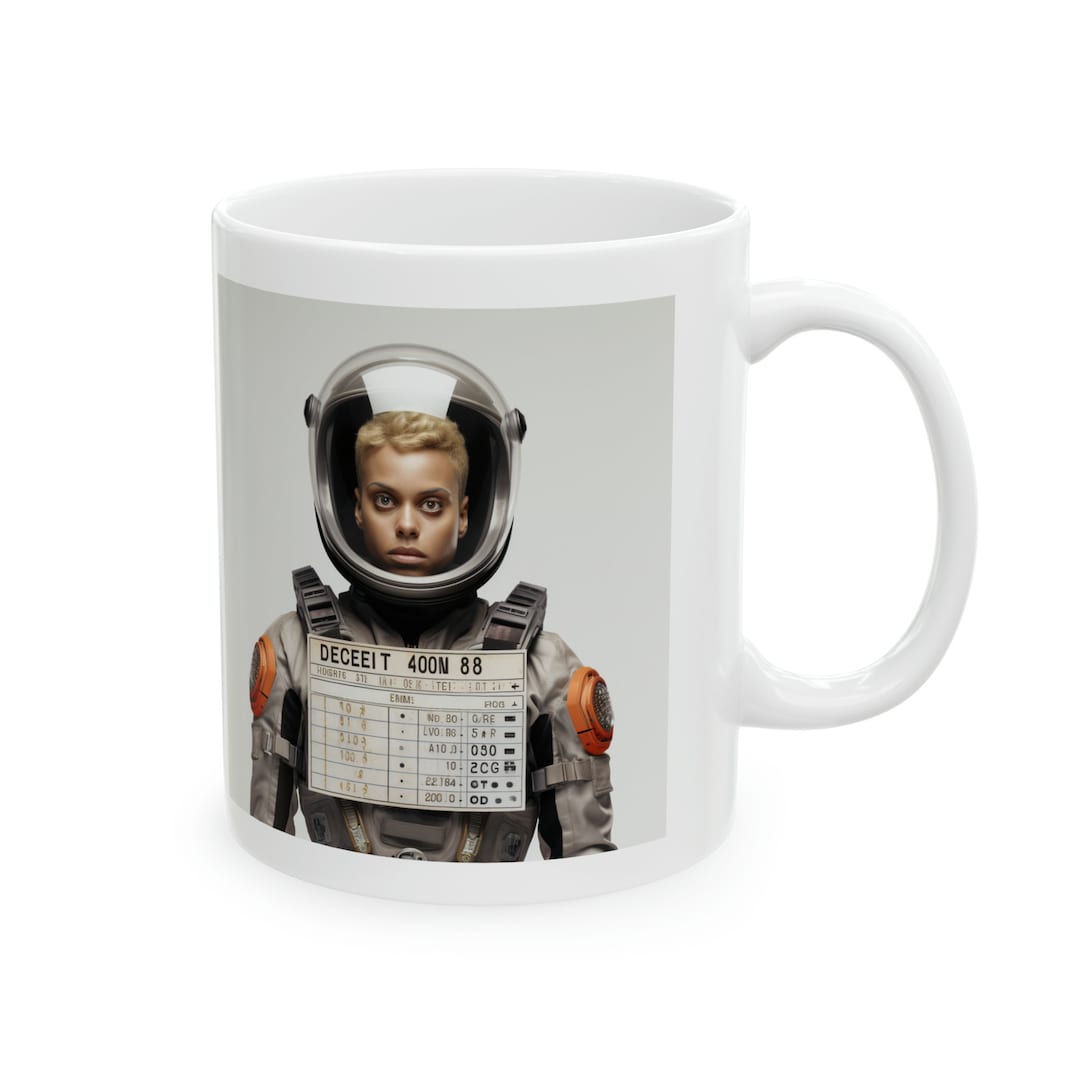 Sci-fi Mug: Alien Mugshot - Citizen F32-2250 - Etsy