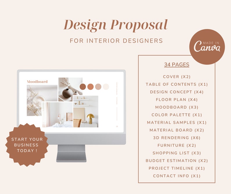 Interior Design Proposal Consulting Proposal Template Interior Design ...