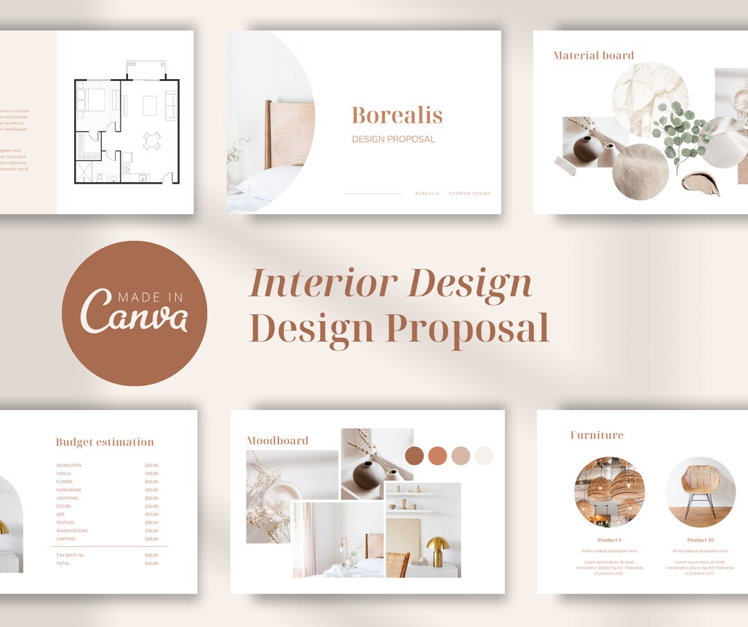 Interior Design Proposal Consulting Proposal Template Interior Design ...