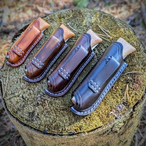 Leather Sheath for Opinel No7 - No12, Handmade, Opinel Cover - Etsy