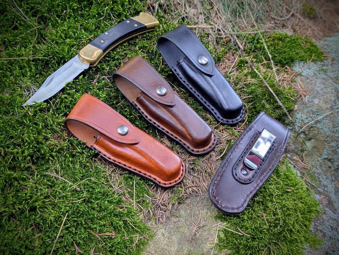 Buck 110 Leather Sheath Handmade Buck 110 Knife Leather Case Belt