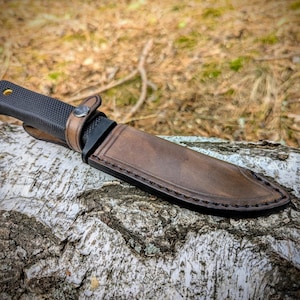 Leather Sheath for Cold Steel Master Hunter, Handmade - Etsy