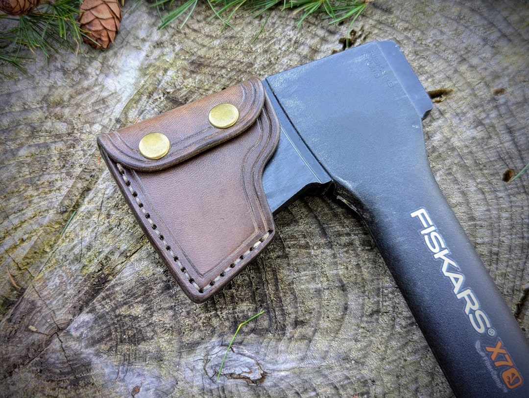Leather Case for Fiskars Axe X7, Leather Sheath, Best Axe Holster ...