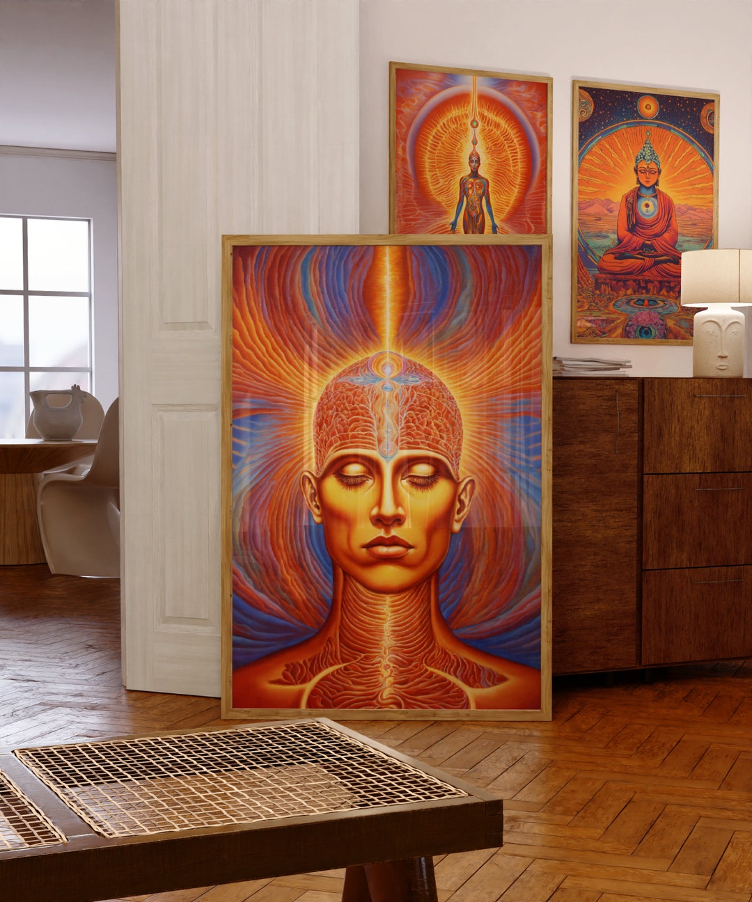 Zen & Spiritual Wall Art, Third Eye Activation Aura Poster for ...
