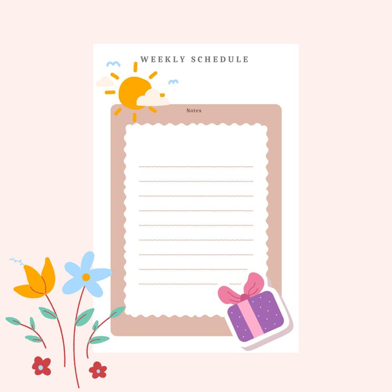 Planner Set 4, Weekly Planner, Printable Planners, Planner Templates ...