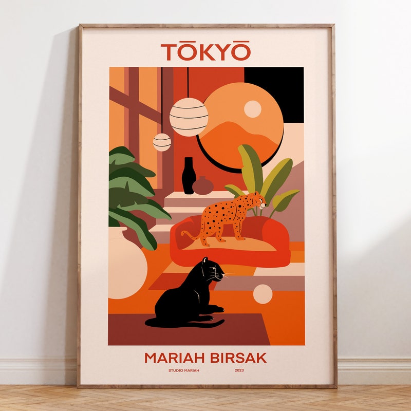 Modern Art Poster - Etsy