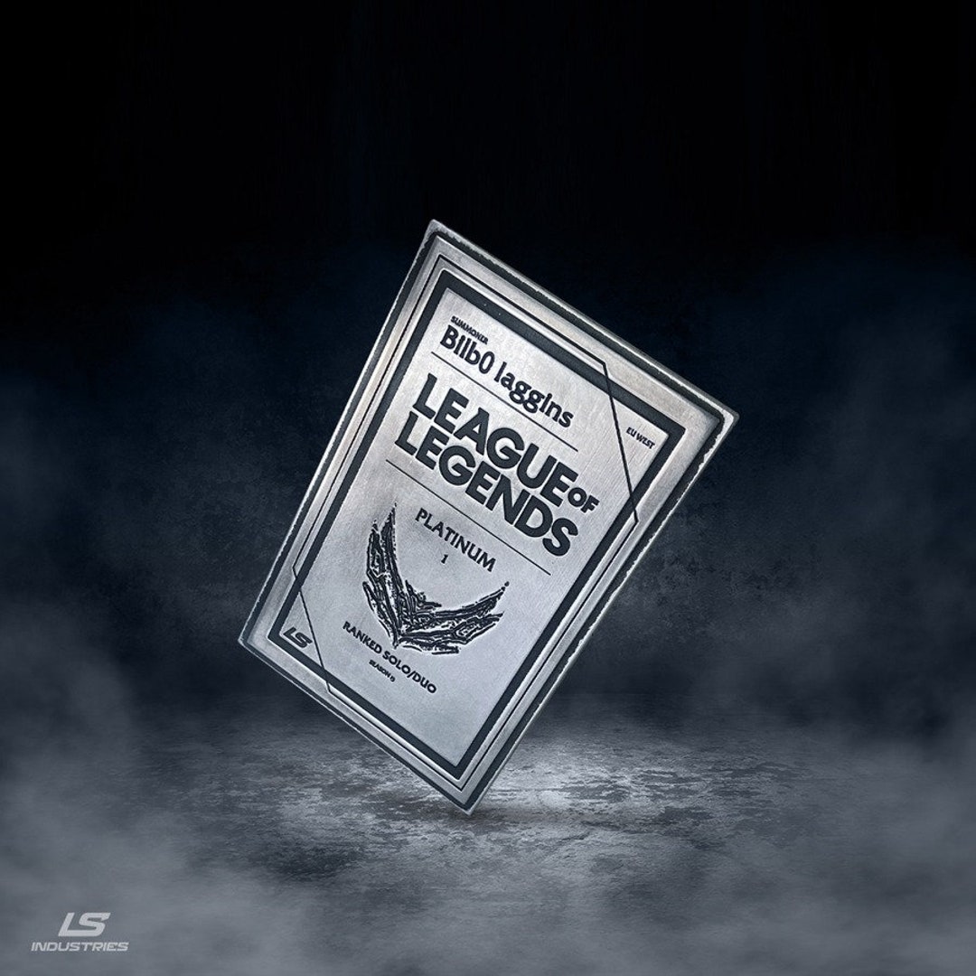 Player Ranking Cards for League of Legends / Teamfight Tactics ...