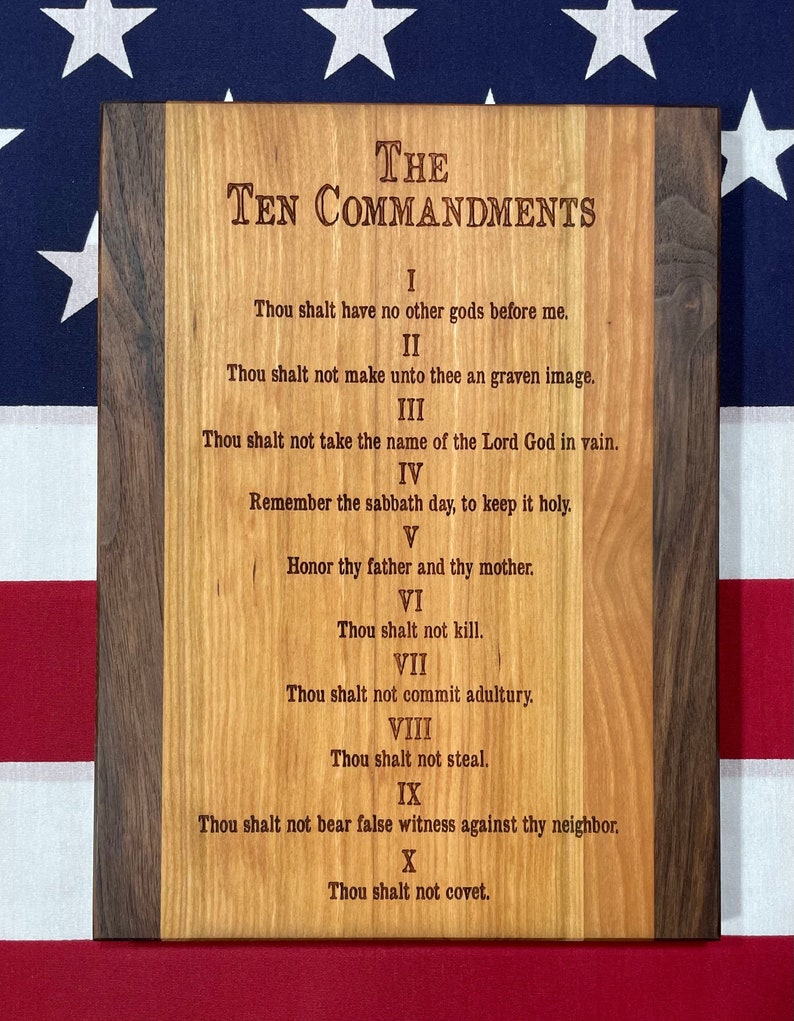 The Ten Commandments - Etsy