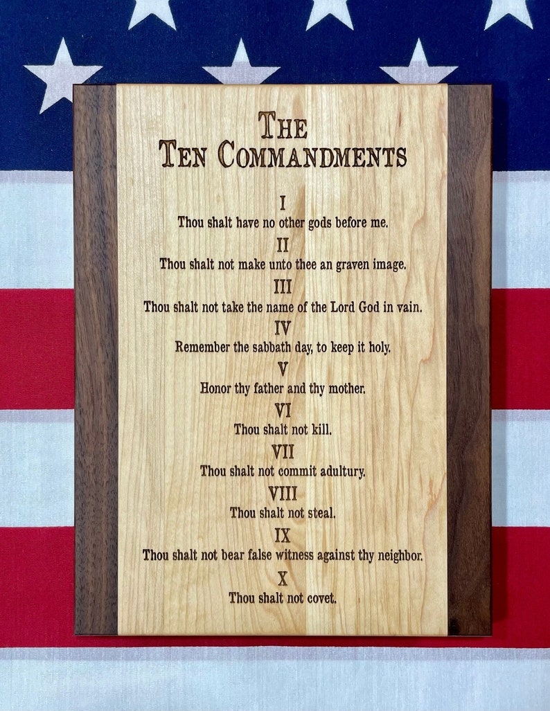 The Ten Commandments - Etsy