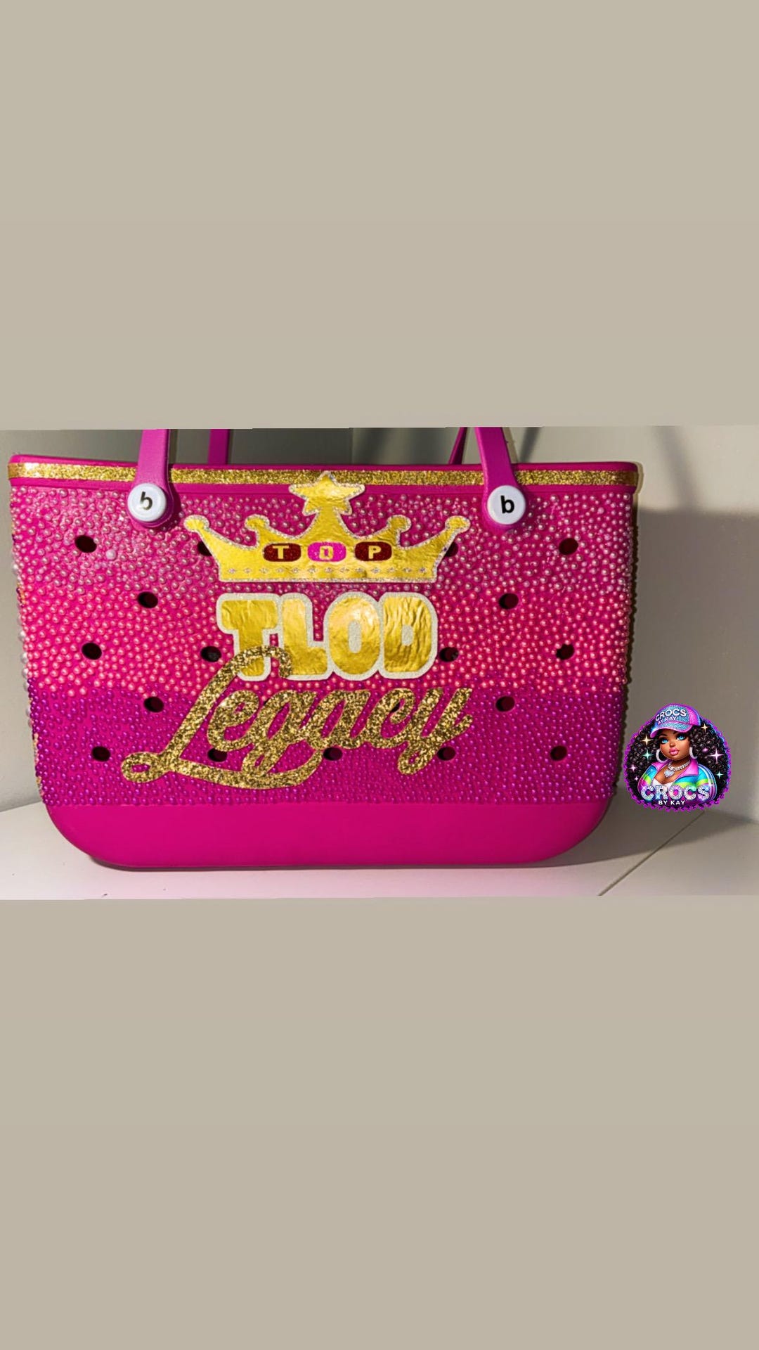 Custom Bling Bogg Bag - Etsy