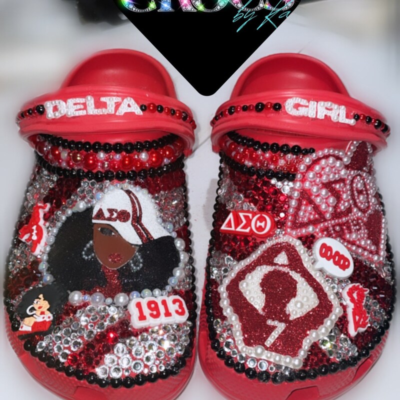 Delta Sigma Theta Shoes - Etsy