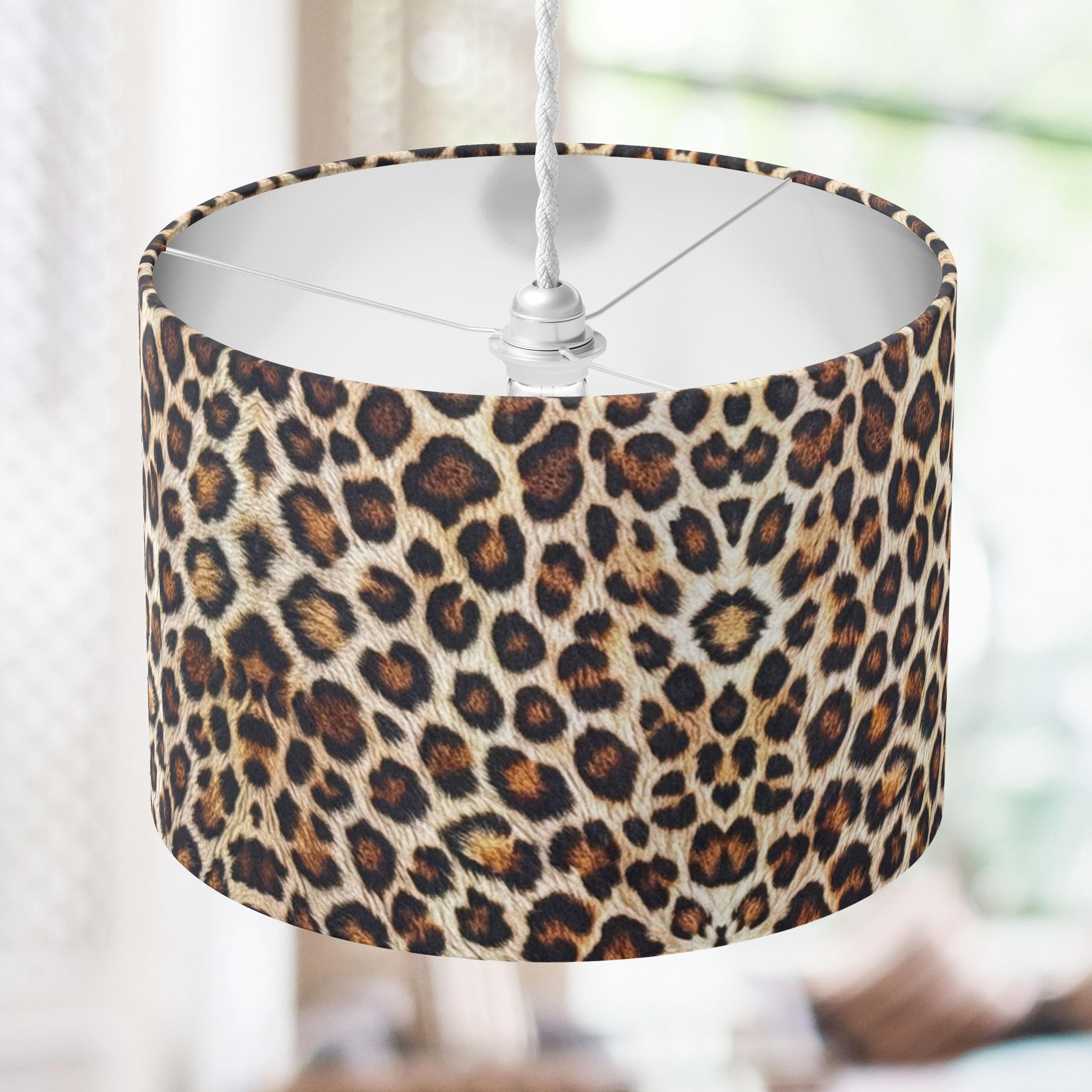 Leopard Lampshade, Animal Print Lampshade, Cheetah Lamp Shade, Brown ...