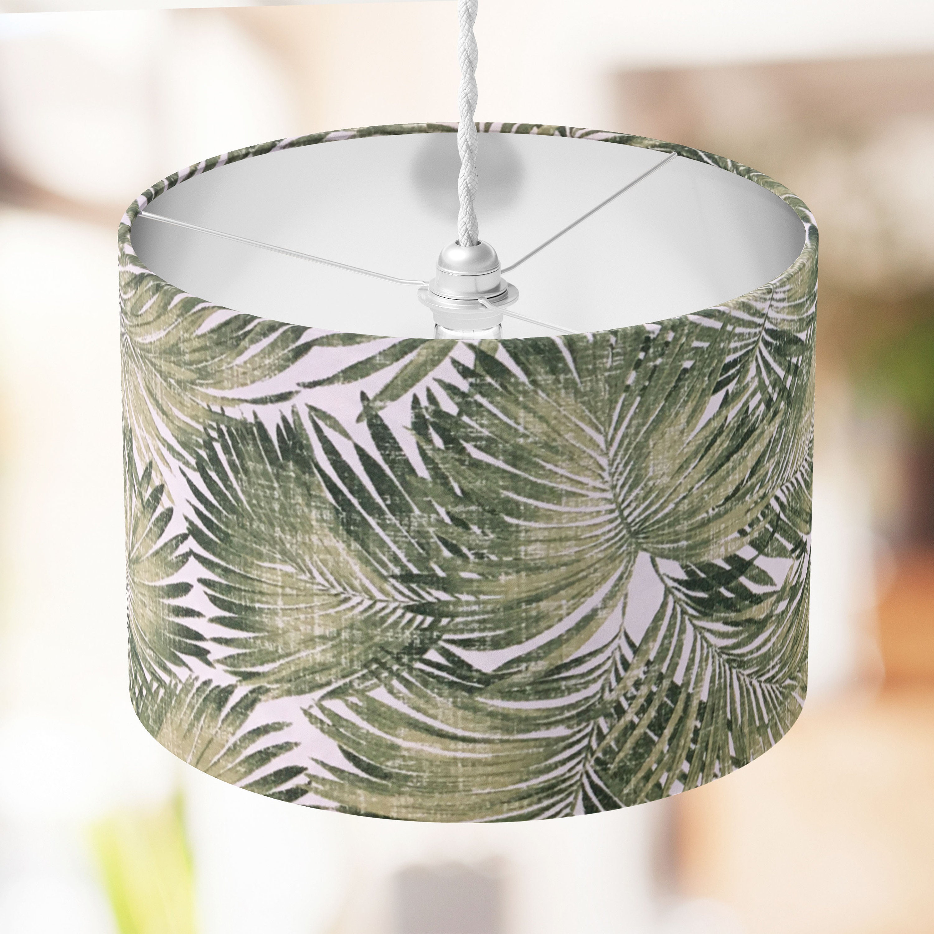 Tropical Lampshade, Leaf Lamp Shade, Green Light Shade, Jungle ...