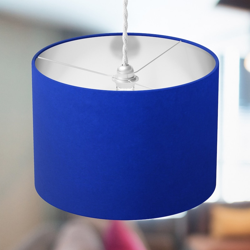 Blue Lamp Shade - Etsy