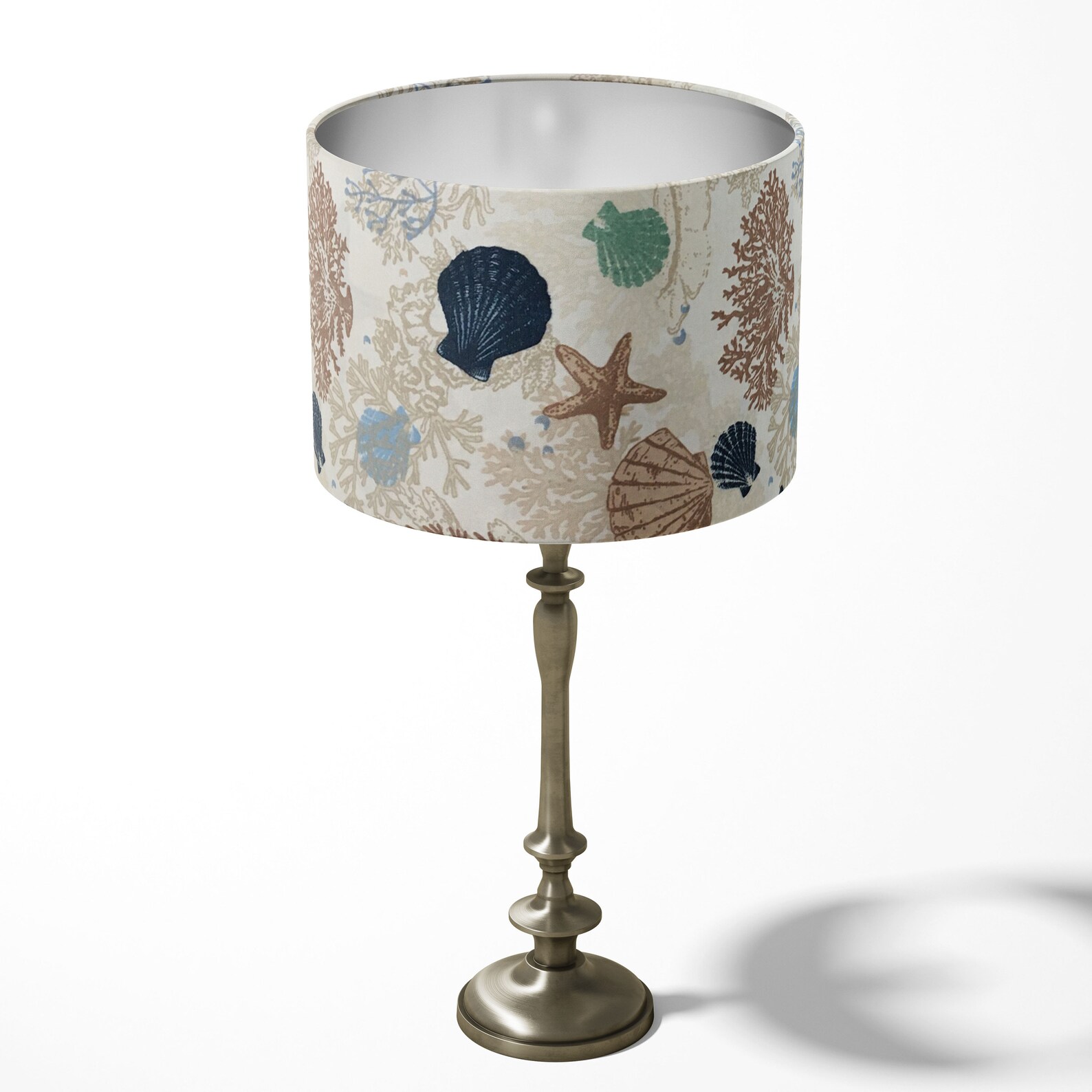 Ocean Lampshade, Coastal Lamp Shade, Beige Light Shade, Seaside Under ...