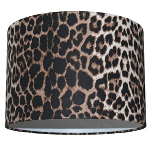 Animal Lampshade, Leopard Print Lamp Shade, Cheetah Light Shade, Brown ...