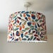 Colourful Lamp Shade, Watercolour Lampshade, Leaves Lampshade, Boho Art ...