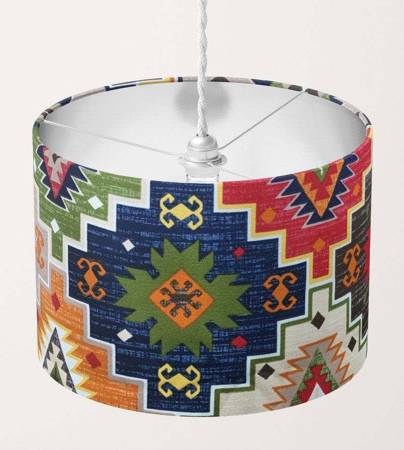 Aztec Lamp Shade Traditional Lampshade Turkish Lampshade - Etsy