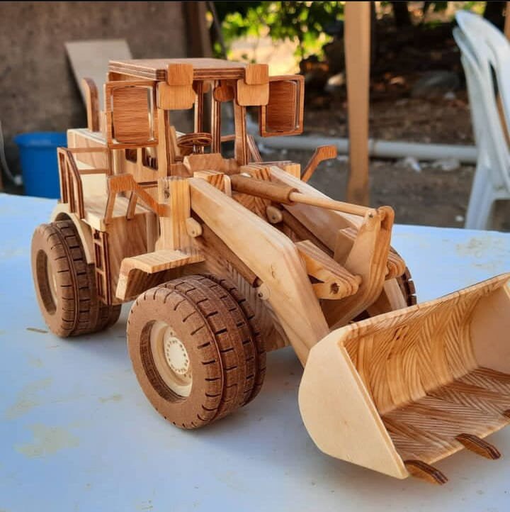 Unique Handmade Model Excavator - Etsy