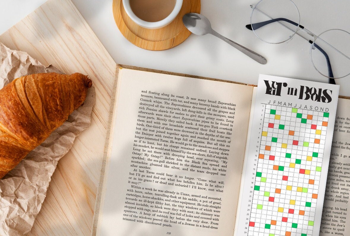 Reading Habit Tracker Bookmark | Reading Log Bookmark Printable ...