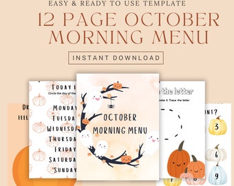 Homeschool Morning Menu Homeschool Morning Basket Instant - Etsy