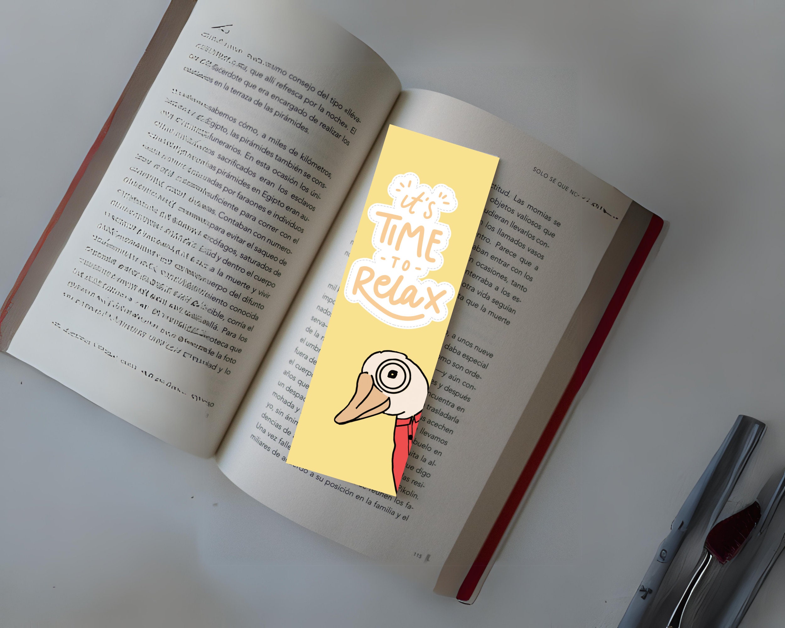 Goose Bookmark / Printable Bookmarks / Silly Goose / Gift for Her ...