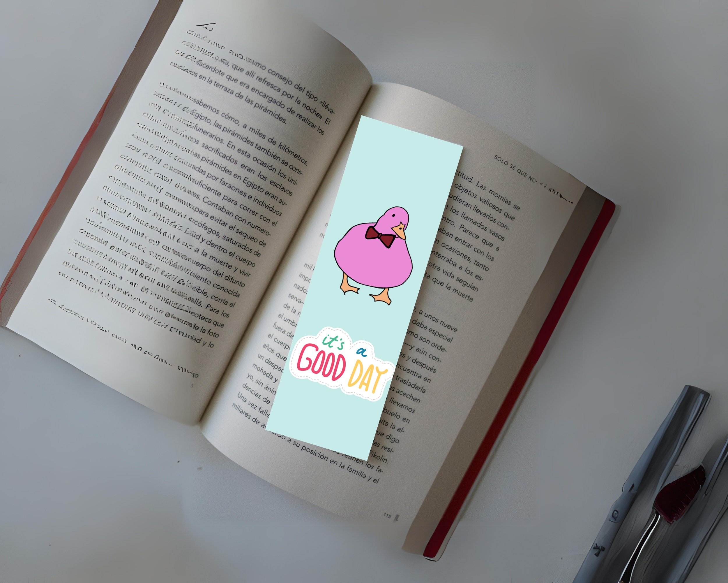 Goose Bookmark / Printable Bookmarks / Silly Goose / Gift for Her ...