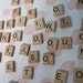 Wooden Scrabble Tiles Letters for Crafts - Choose Your Tiles, Scrabble ...