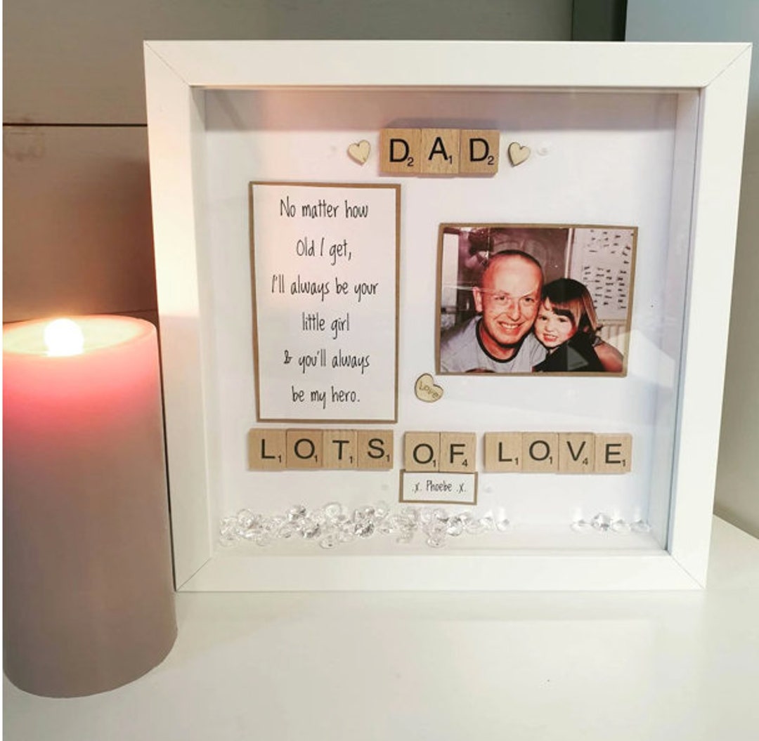 Father's Day Gift, Father's Day Frame, Dad Gift, Handmade Frame for Dad ...