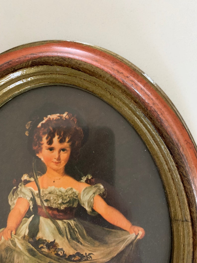 Vintage Oval Miss Murray Print - Etsy