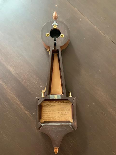 Vintage Seth Thomas Banjo Wall Clock - Etsy