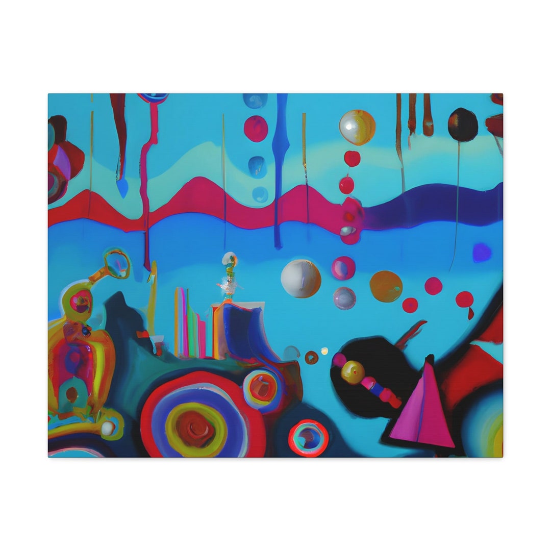 The Dream of Life Surrealist Art Canvas Print - Etsy