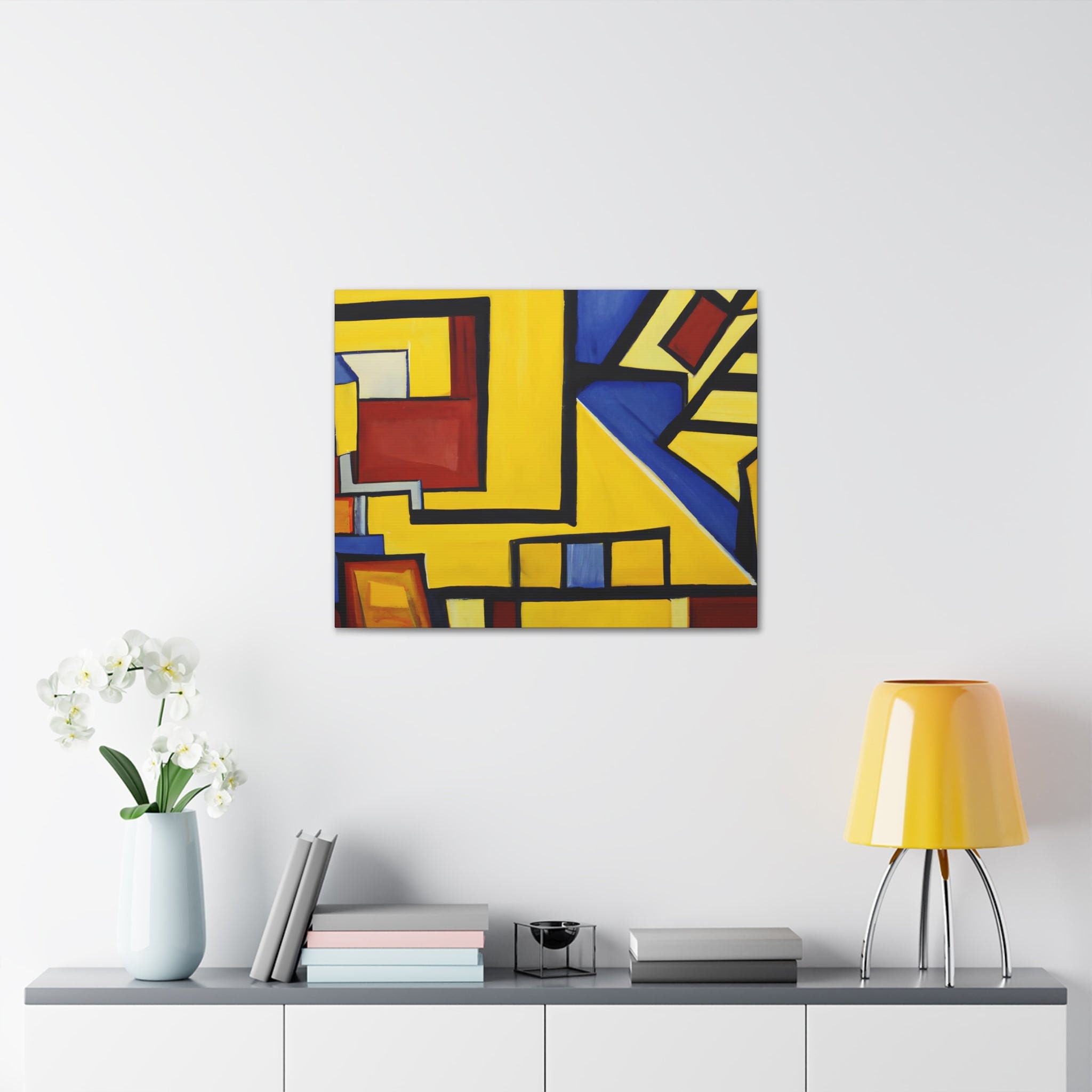Metamorphic Space Cubism Art Canvas Print - Etsy