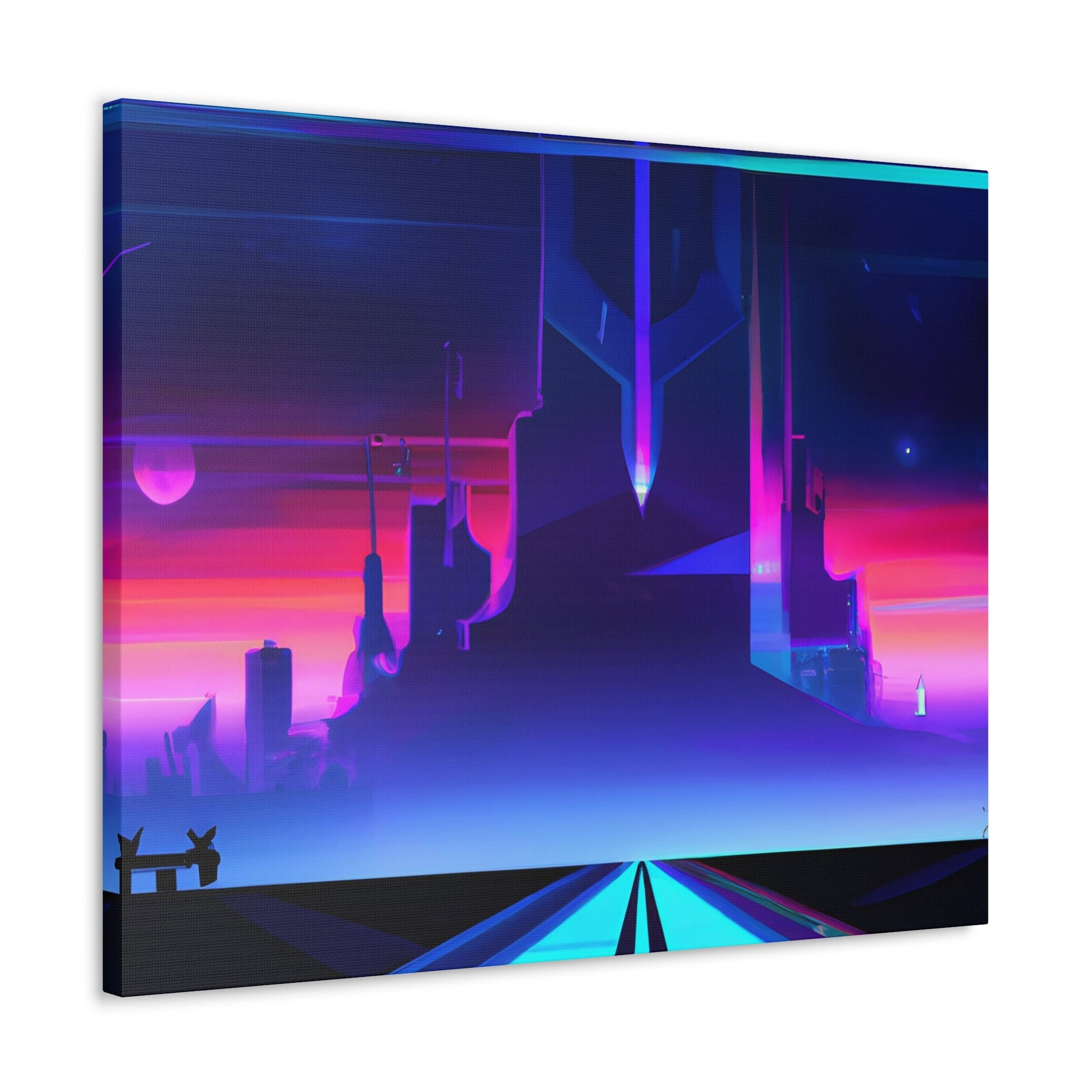 Cyberpunk Wave Riders Cyberpunk Art Canvas Print - Etsy