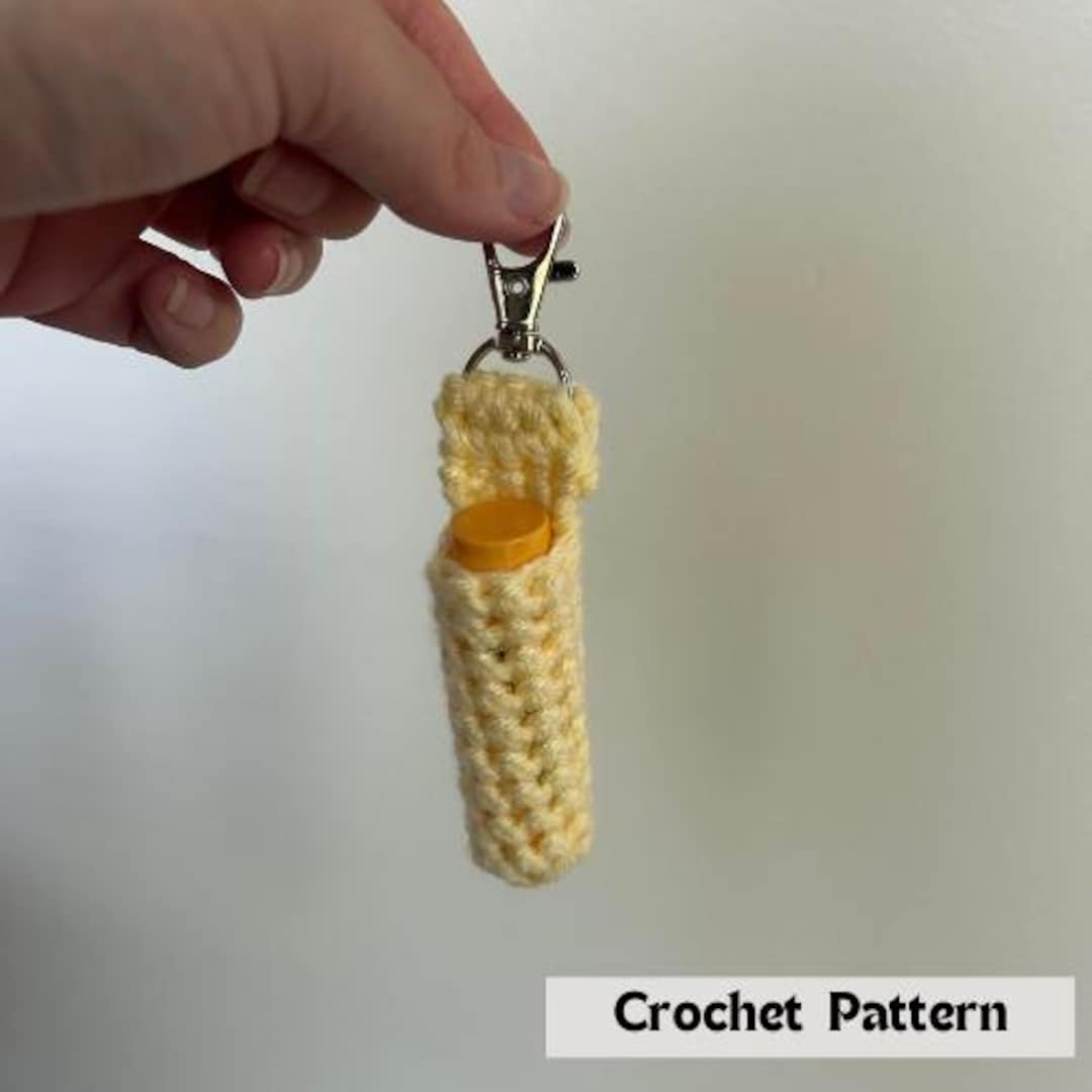 Chap Stick Key Chain Crochet Pattern | Easy PDF Tutorial for Beginners ...