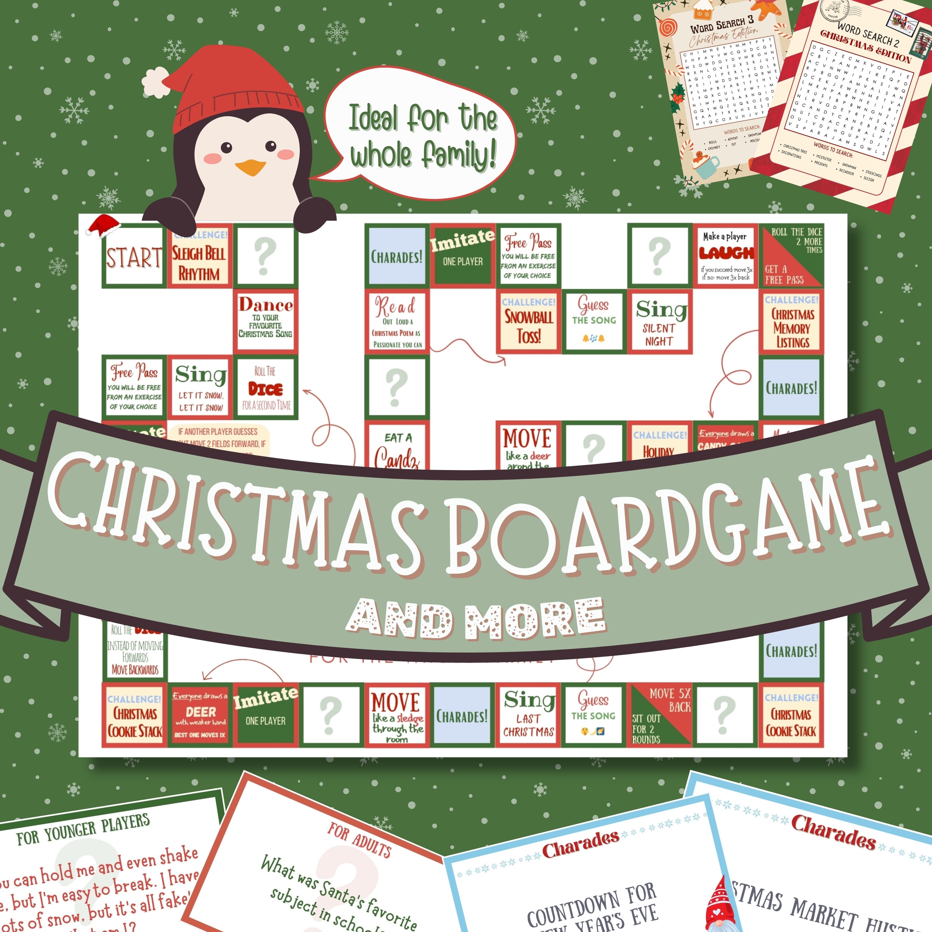Christmas Boardgame Fun for the Whole Family Unique Challenges ...