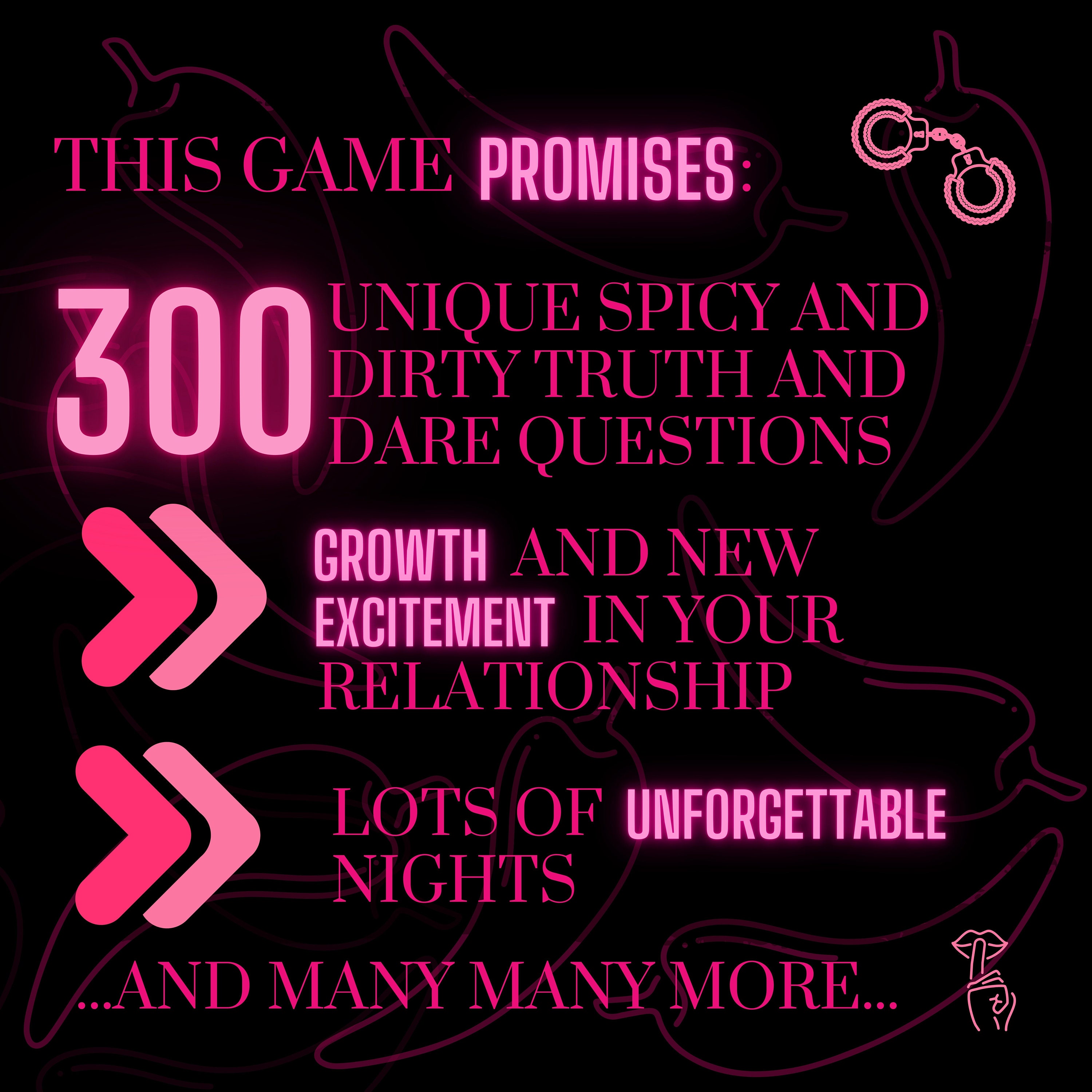 Spicy Truth or Dare Couple Game - Etsy