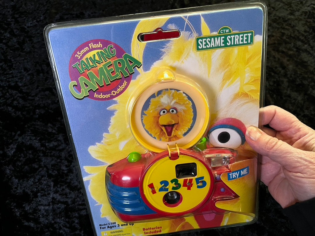 Big Bird Sesame Street Talking 35mm Camera New in Package - Etsy
