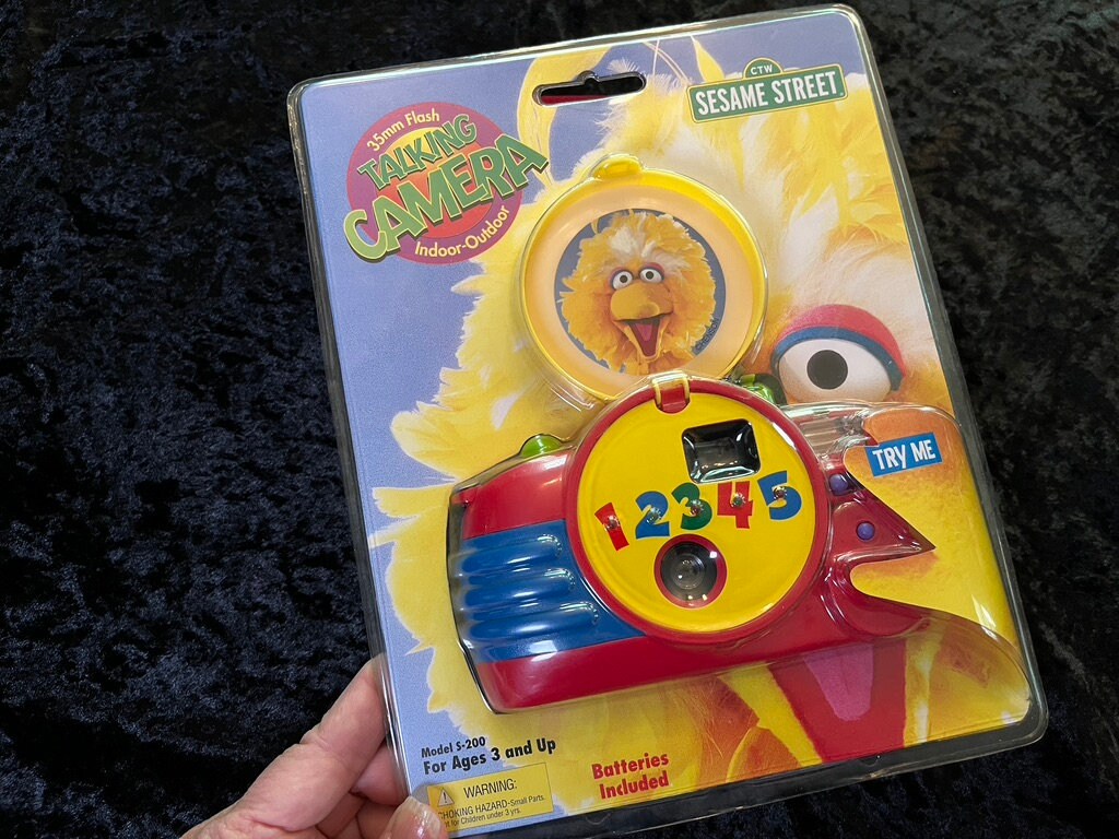 Big Bird Sesame Street Talking 35mm Camera New in Package - Etsy