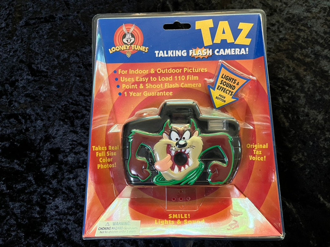 Looney Tunes Taz Manian Devil Talking Camera in Sealed Package - Etsy
