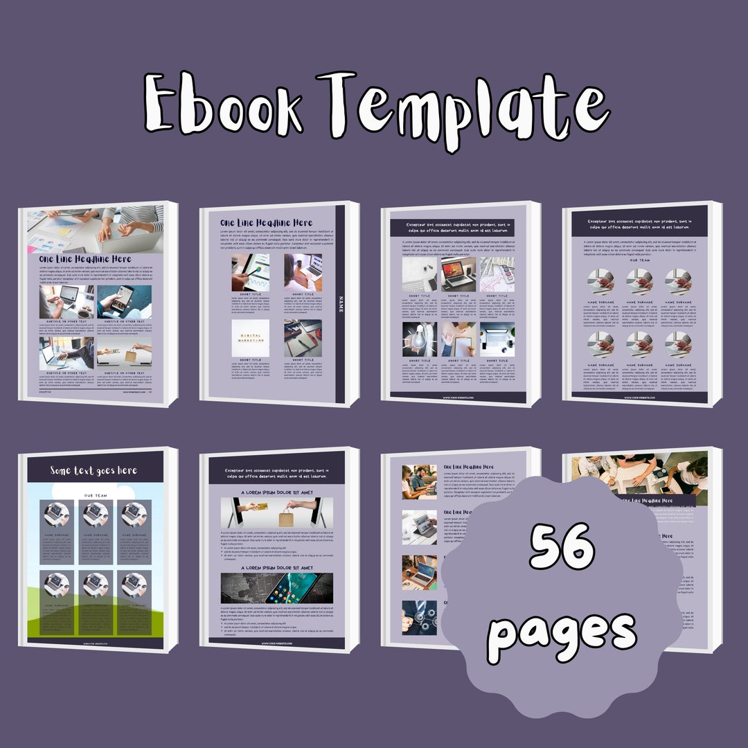 Gray Ebook Templates | Canva Template | Ebook Design | DIY Ebook ...