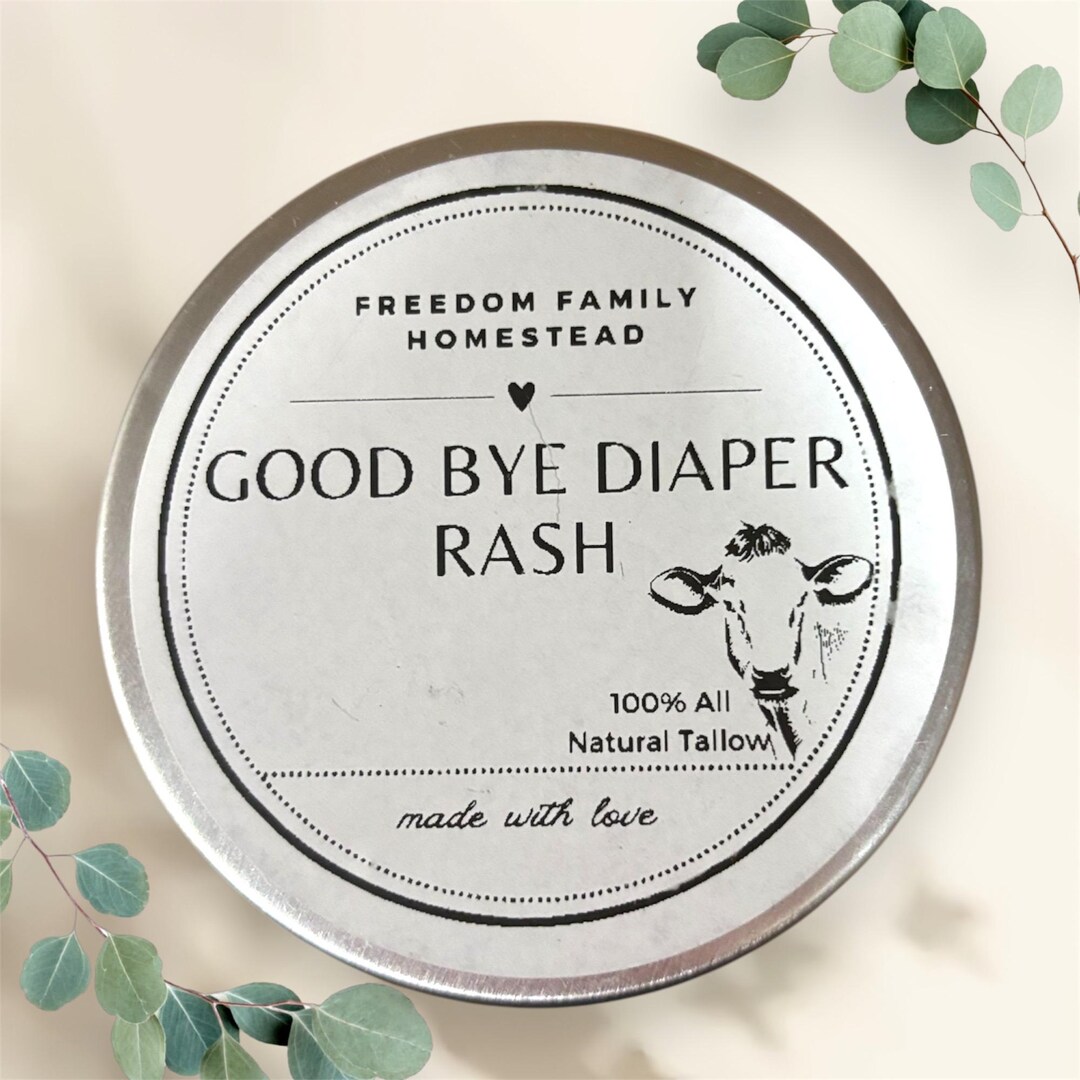 All Natural Beef Tallow Diaper Rash Cream - Etsy
