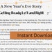 New Year's Eve Left Right Game, Downloadable New Year's Game, Printable ...
