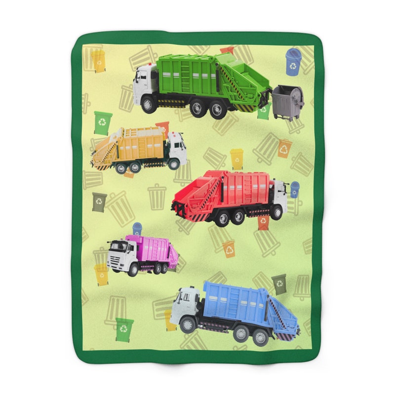Garbage Truck Blanket - Etsy