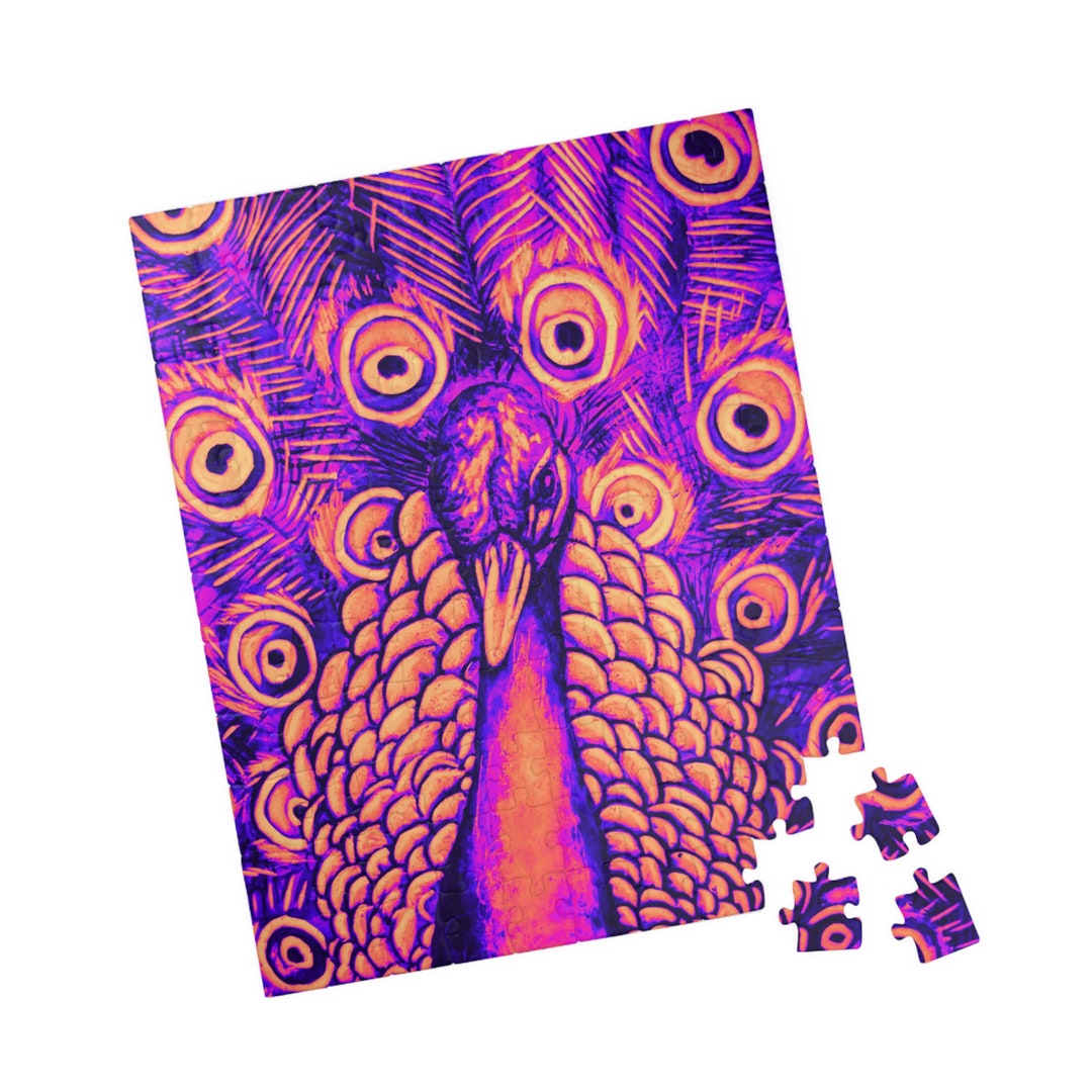 Peacock Puzzle - 3 Sizes for Kids and Adults, up to 1,000 Pieces - Etsy