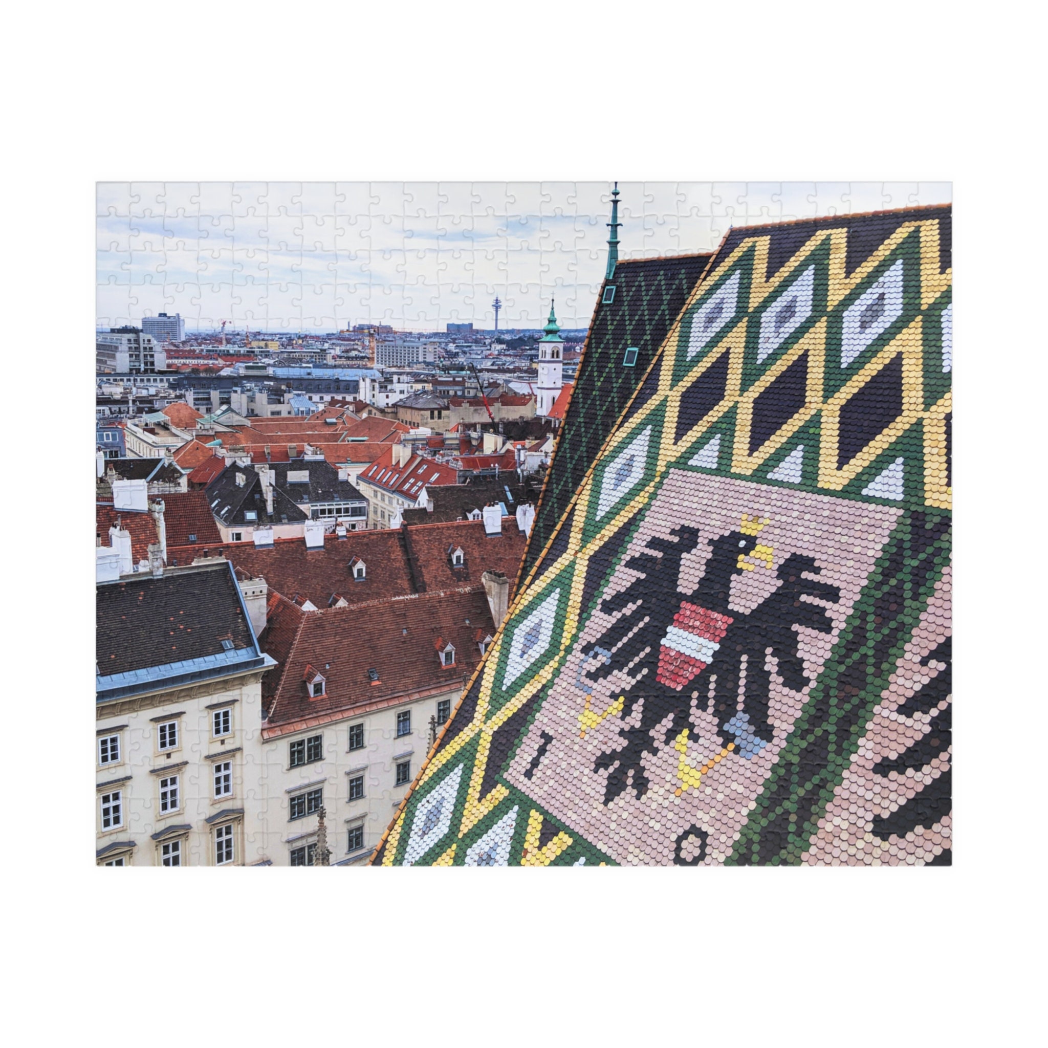 Vienna Puzzle (horizontal)- St. Stephen's Cathedral Roof Eagle (500 ...