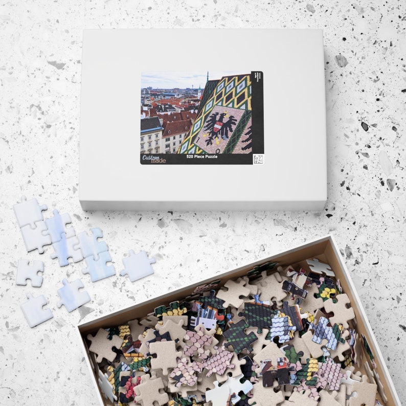 Vienna Puzzle (horizontal)- St. Stephen's Cathedral Roof Eagle (500 ...