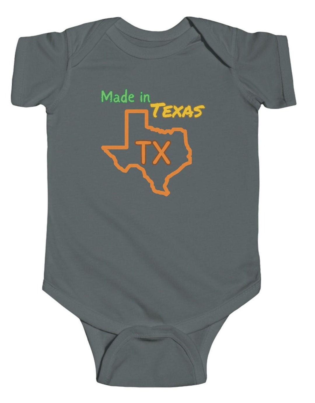Baby Made in Texas TX Onesie Newborn to 24M - Etsy