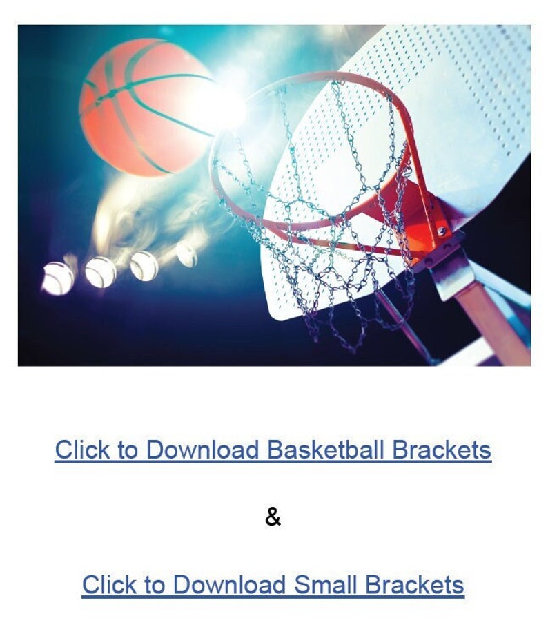 Blank Printable Bracket Sheet, Sports Bracket, Downloadable Tournament ...