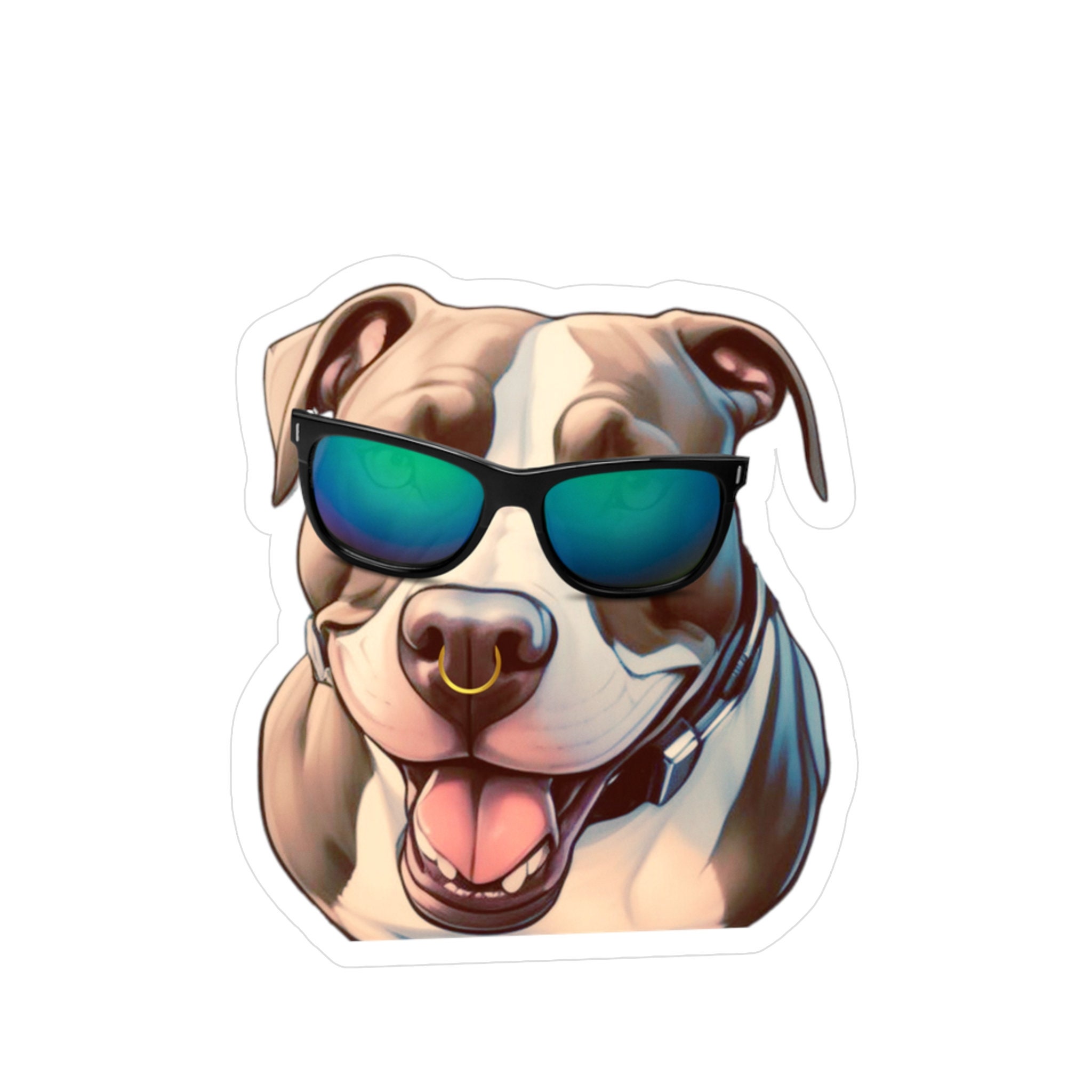 American Bully Die-cut Sticker, American Bullie Dog, Americanbully Dog ...